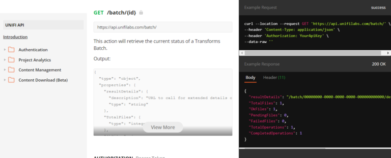 Content Catalog - UNIFI